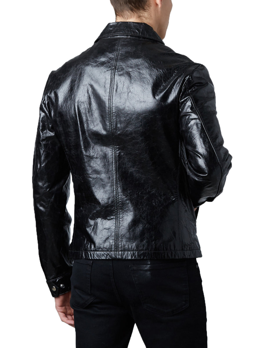 Slim Fit Leather Jacket – The Lud